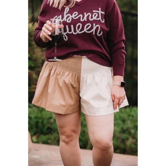 QUEEN OF SPARKLES | Shorts | New Queen Of Sparkles Leather Swing Short ...